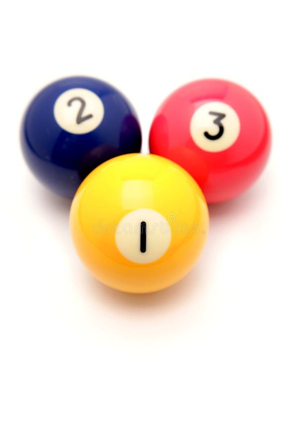 Pool balls stock image. Image of three, sport, pool, numbers - 6682911