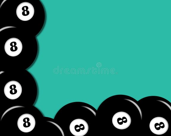 Pool Balls collage stock illustration. Illustration of billiard - 6805184