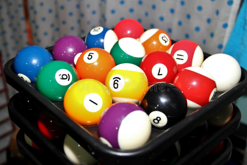 Pool Balls stock photo. Image of solid, equipment, color - 61302600