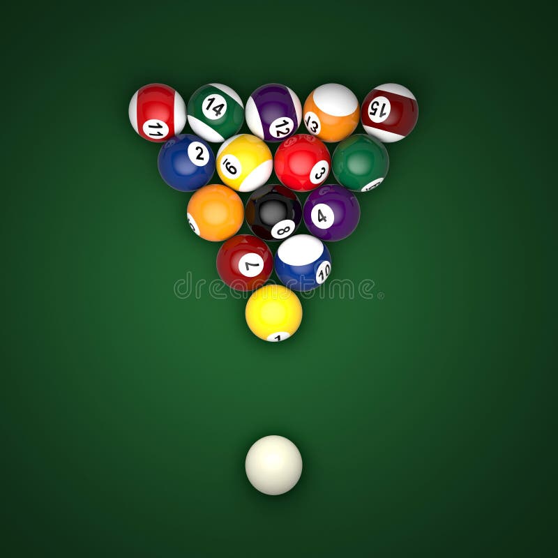 Pool Colored Balls Stock Illustrations – 601 Pool Colored Balls Stock ...