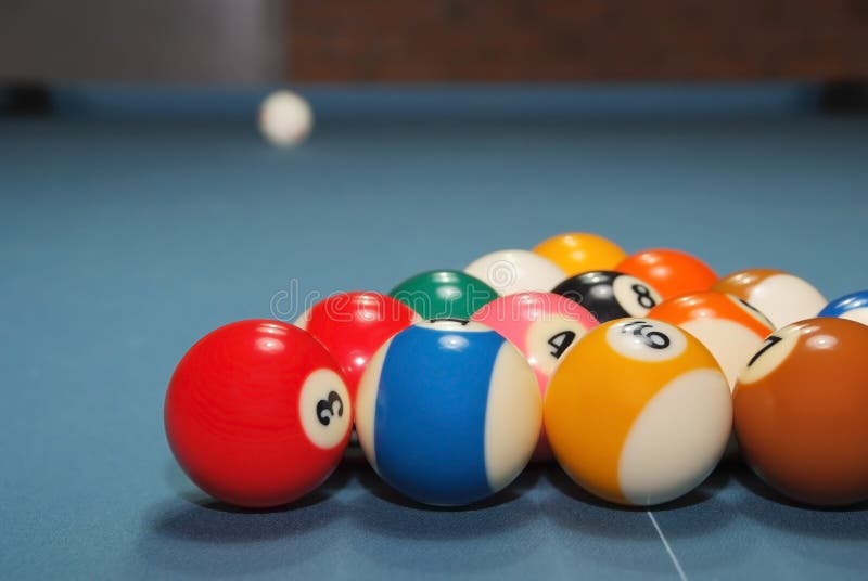 Pool balls 1 stock image. Image of compete, snooker, cavity - 33791765