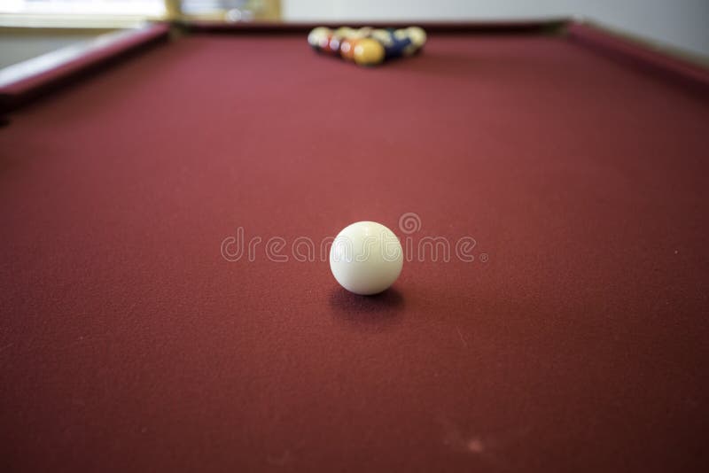 Pool Balls Red Table stock image. Image of ball, colors - 102440109