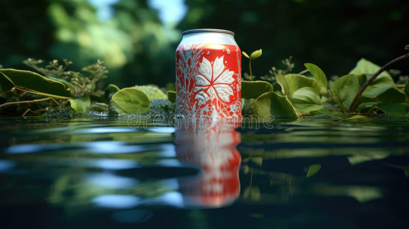 Pool beer can 3d stock illustration. Illustration of digital - 362225911