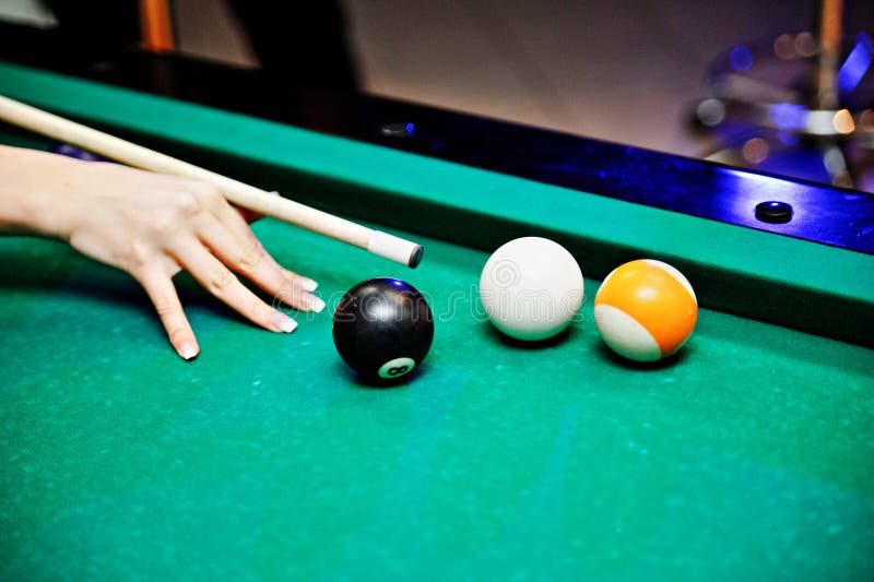 Pool Billard shoot stock image. Image of entertainment - 20091261