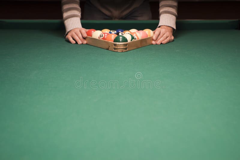 Pool (billiard) game stock photo. Image of indoor, hand - 22951690