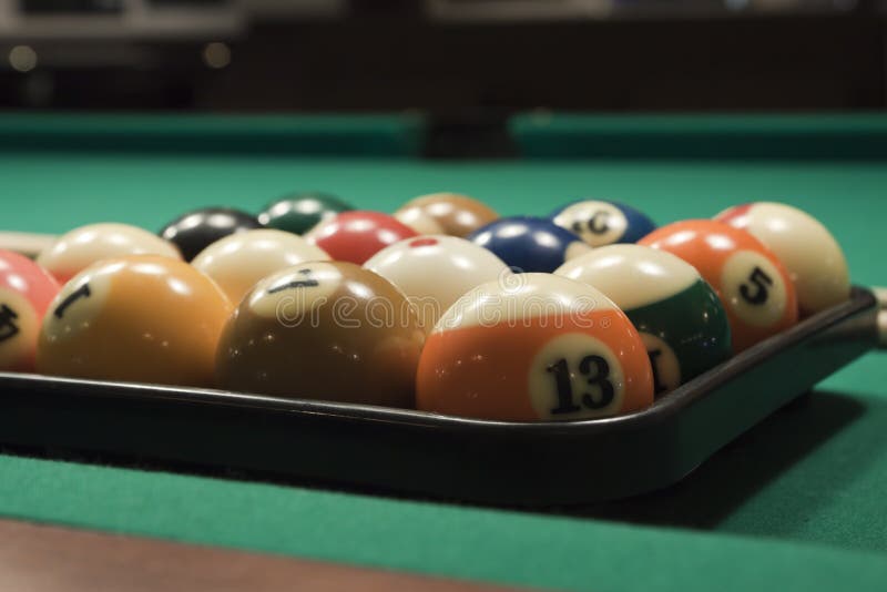 Pool (billiard) game stock image. Image of entertainment - 23180065