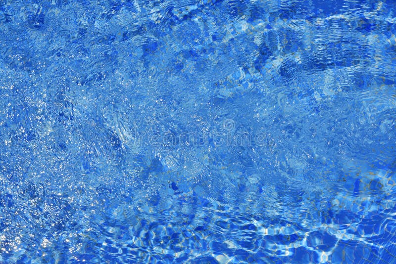 Pool Blue Water Texture Wave Pattern Summer Stock Photo - Image of ...