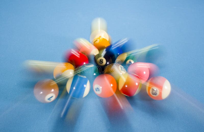 Pool Balls Breaking stock image. Image of pool, billiards - 6260455