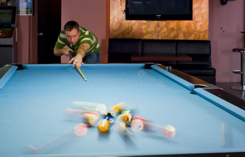 Pool break stock photo. Image of leisure, game, colours - 9770768