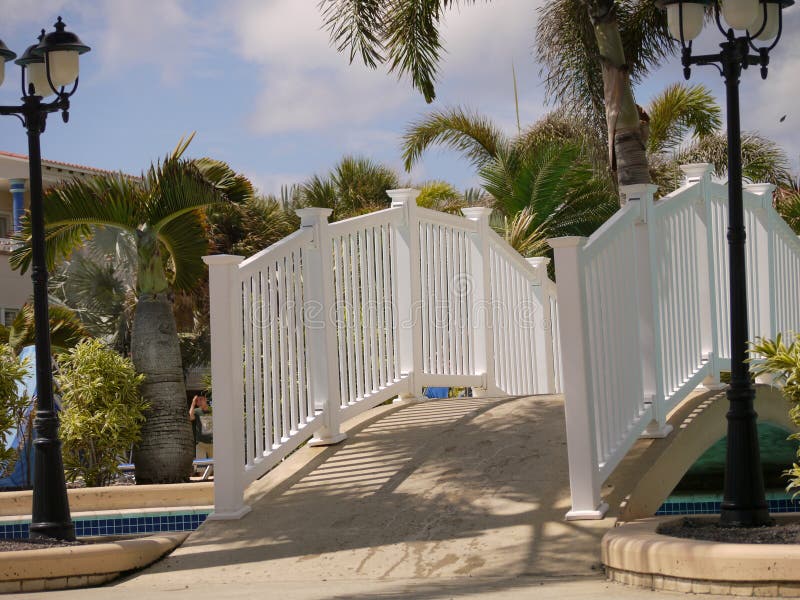 Pool Bridge stock photo. Image of swim, tree, majorca, summer - 191504