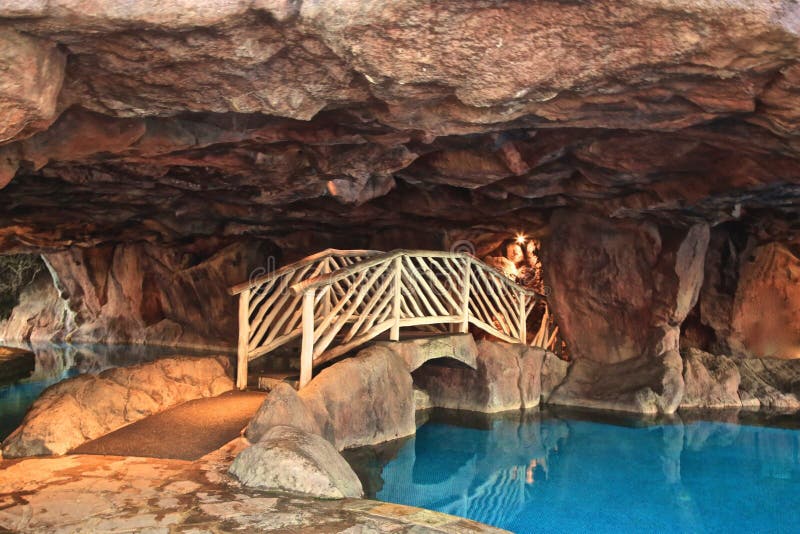 Pool in a cave stock image. Image of blue, relaxation - 78959853
