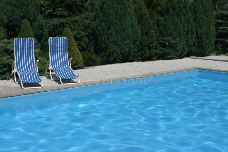 Pool chairs stock image. Image of seasonal, holiday, holidays - 6014539