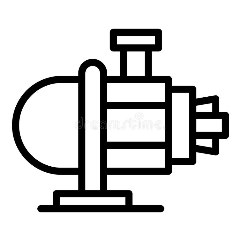 Pool Cleaner Icon, Outline Style Stock Vector - Illustration of design ...