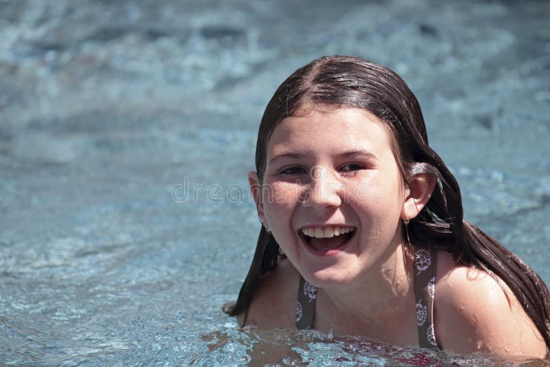A pool is cool stock photo. Image of laughing, pool, play - 74423376