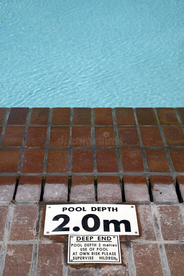 320 Swimming Pool Depth Sign Stock Photos - Free & Royalty-Free Stock ...