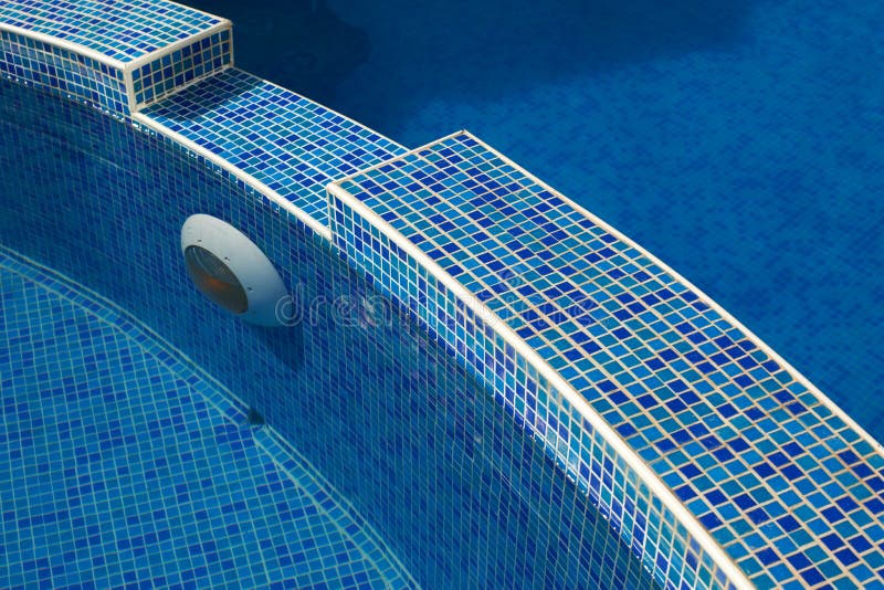 Pool detail stock image. Image of clear, blue, tiles - 17056735