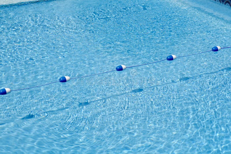 Pool Divided By Buoy Rope Picture. Image: 5790568