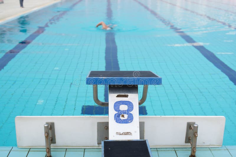 Pool Diving Platform stock image. Image of game, blue - 185497483
