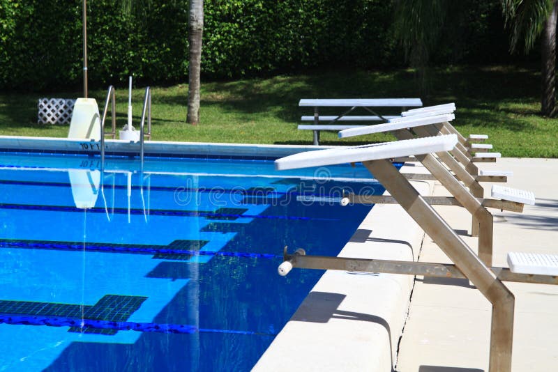 Pool Diving platforms stock image. Image of platform - 27897129