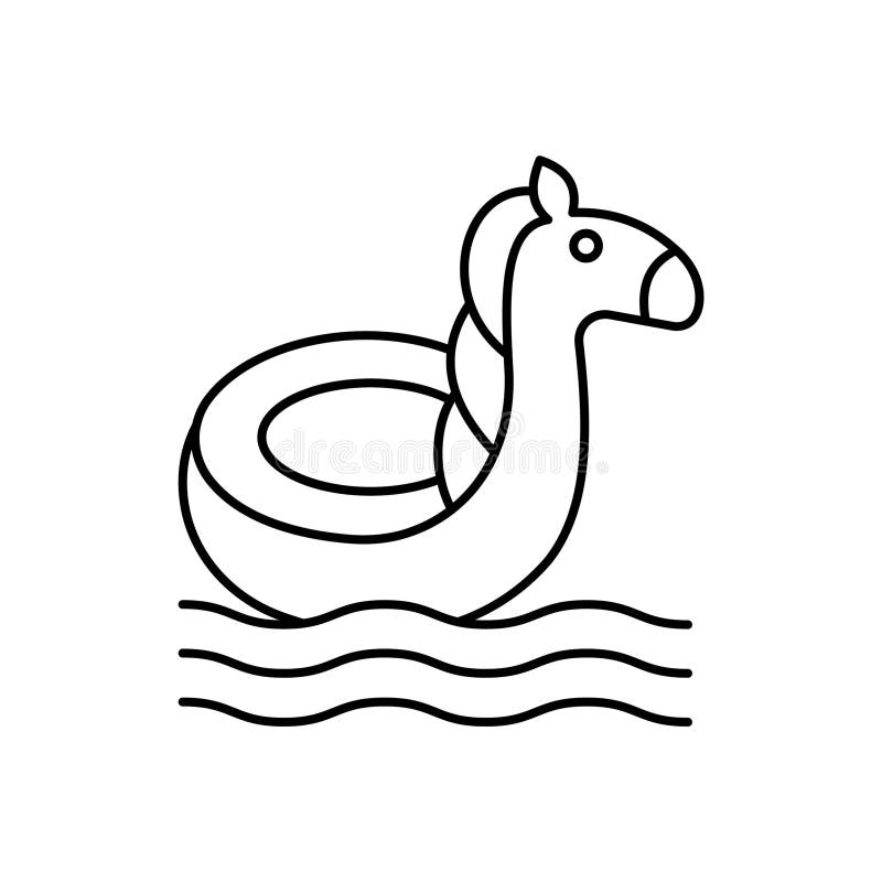 Pool Float Outline Stock Illustrations – 1,010 Pool Float Outline Stock ...