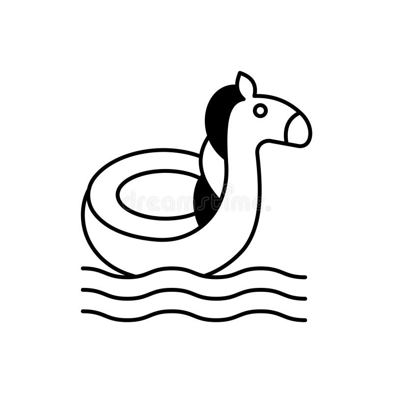 Pool Float Outline Stock Illustrations – 1,010 Pool Float Outline Stock ...