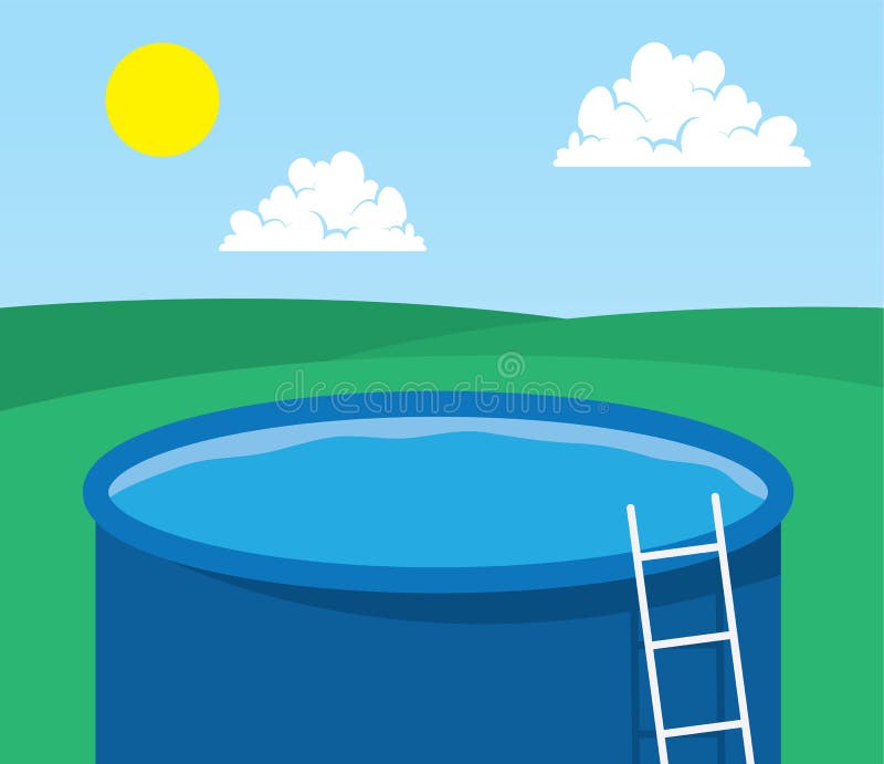 Pool Empty stock vector. Illustration of cool, summer - 32158984