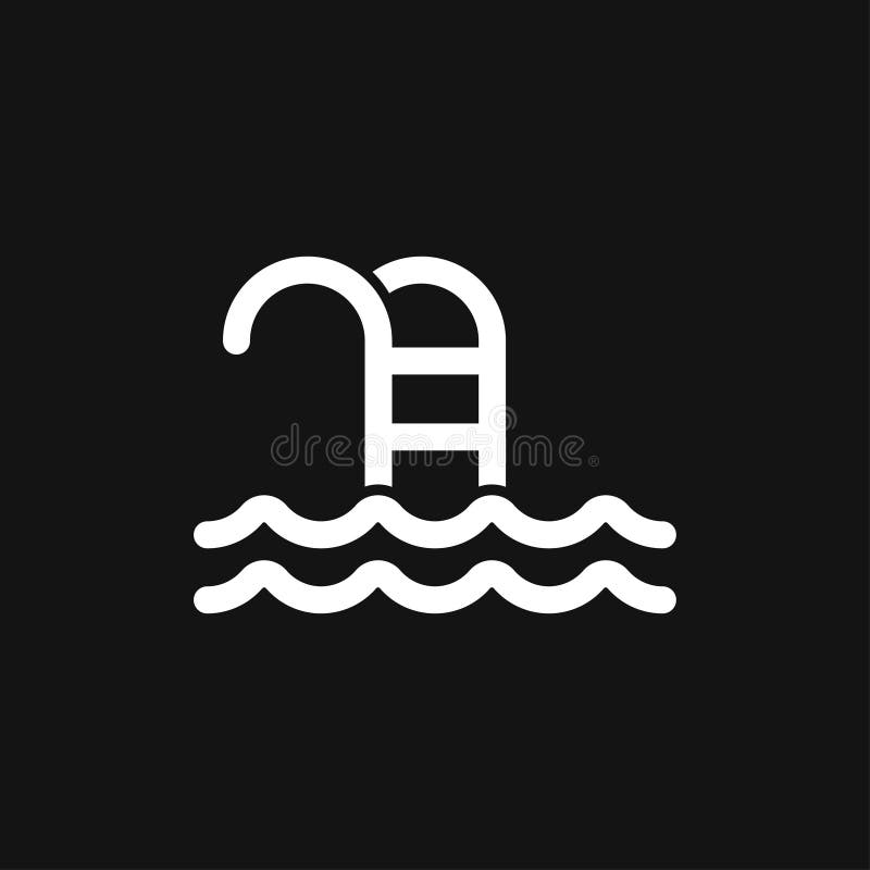 Pool Flat Icon Vector Sign Symbol for Design Stock Illustration ...