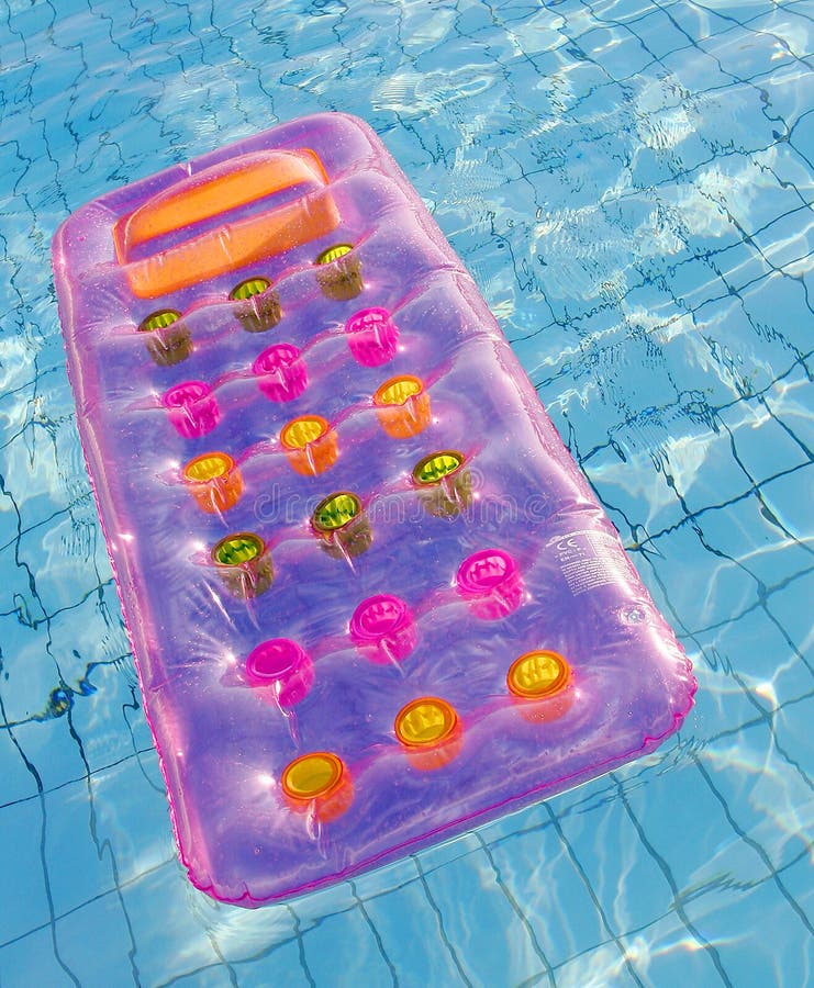 Pool Float Mattress stock image. Image of summer, kids - 14479845
