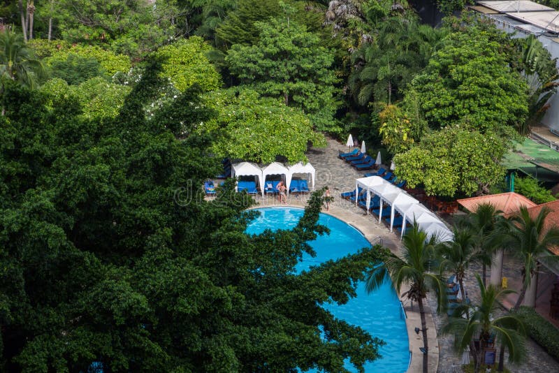 Pool in forest editorial stock photo. Image of pool, hotel - 46100038