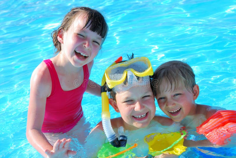 Pool fun stock photo. Image of child, delighted, kids - 2616732