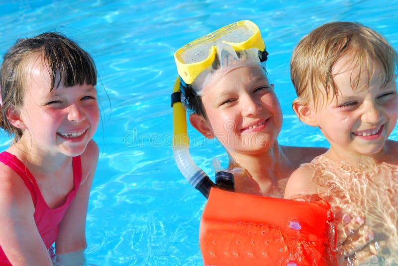 Pool fun stock photo. Image of child, delighted, kids - 2616732