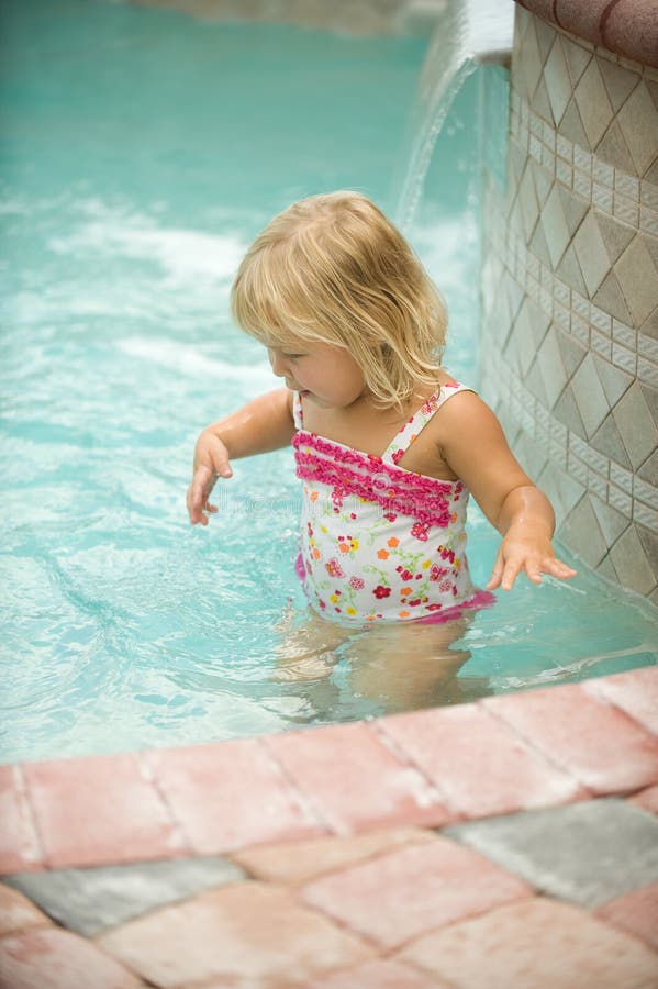 Pool Fun stock photo. Image of pool, smiling, warm, splashing - 7663756