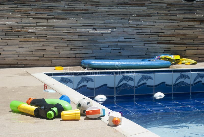 Pool fun stock image. Image of water, play, home, blue - 35233561
