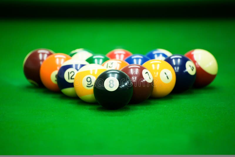 Pool game stock photo. Image of arrangement, seven, billiard - 34135124