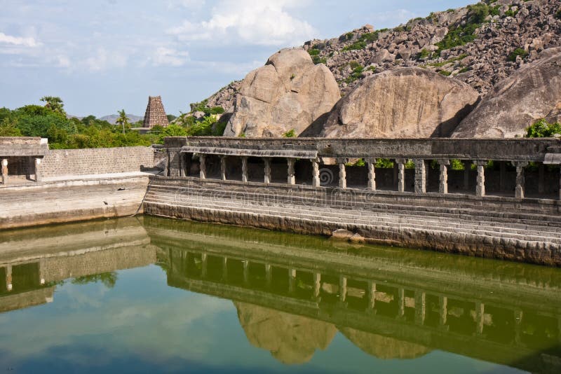 Gingee Fort Ruins stock image. Image of rock, aged, broken - 11061983