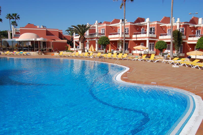 Hotel pool stock image. Image of beautiful, getaway, lazy - 3404447