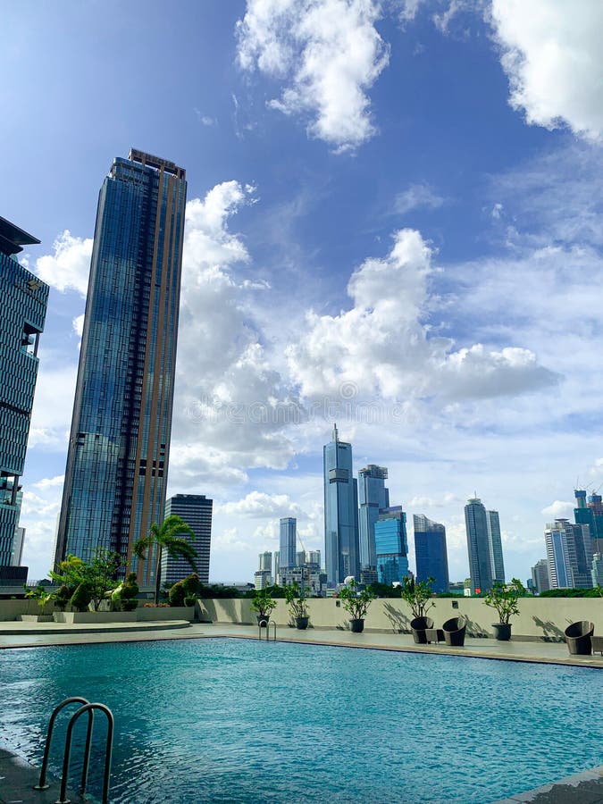 Pool editorial stock photo. Image of city, hotel, pool - 266333073