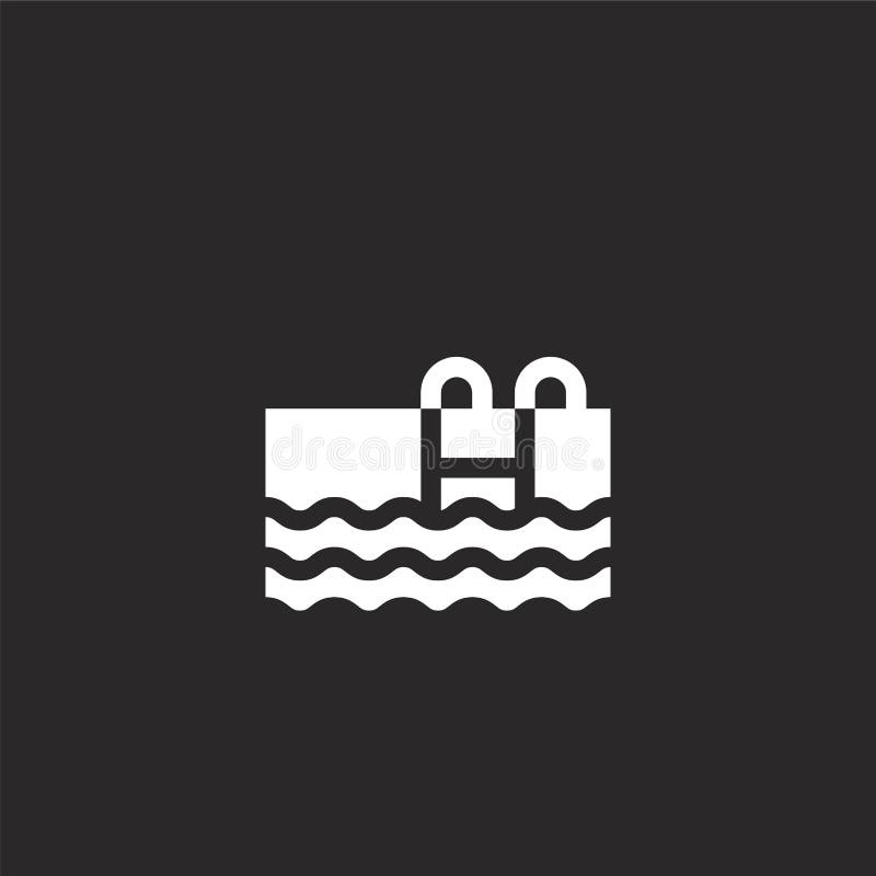 Pool Icon. Filled Pool Icon for Website Design and Mobile, App ...