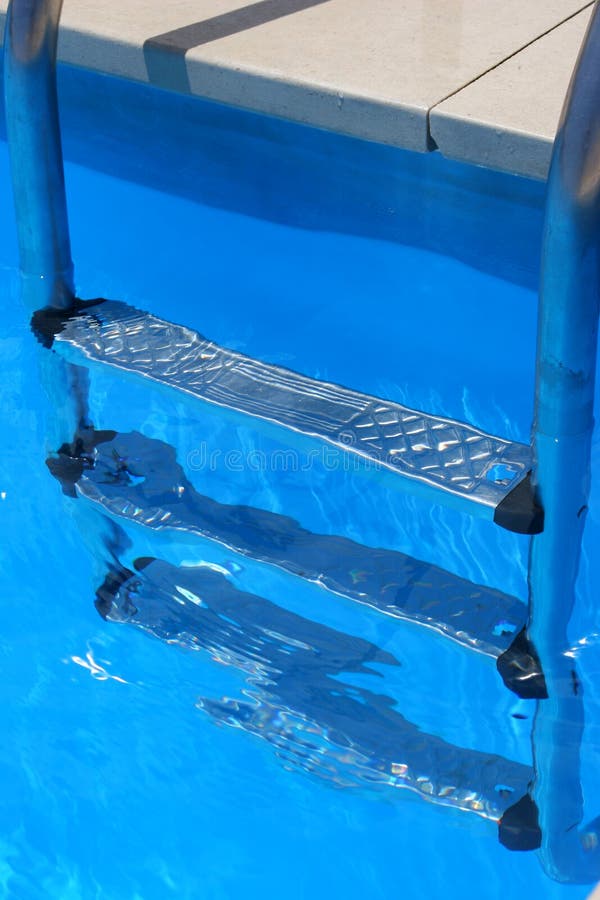 Pool ladder stock photo. Image of liquid, outdoors, blue - 2928946