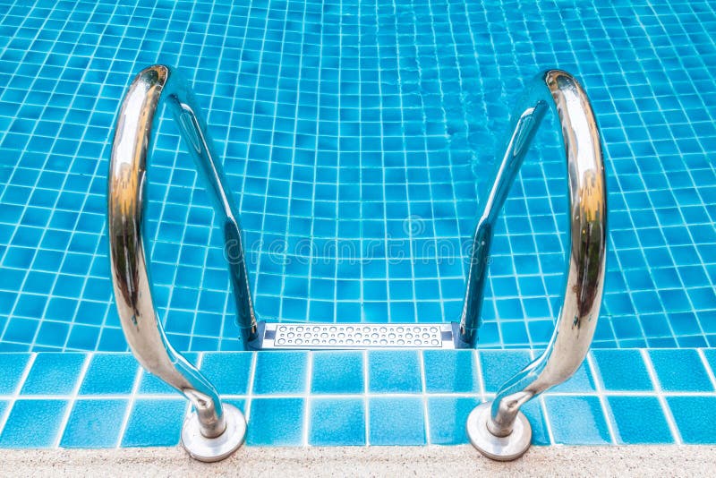 Pool ladder stock photo. Image of sport, outdoor, poolside - 32940324