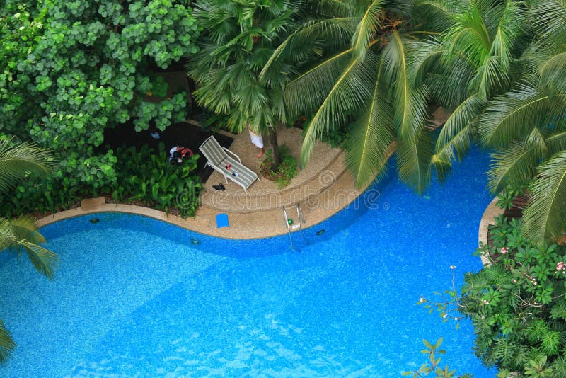 Pool Landscape stock photo. Image of travel, hotel, green - 1966262