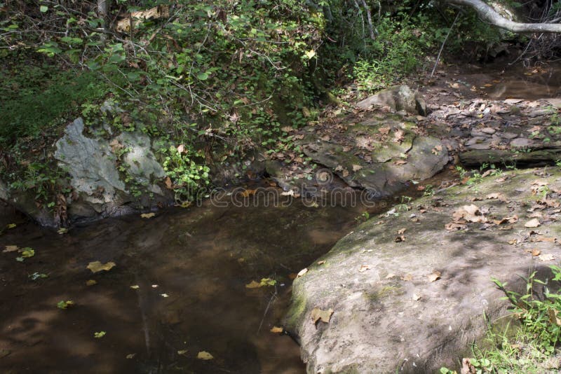 Pool and large rocks stock image. Image of nature, shaded - 125483471