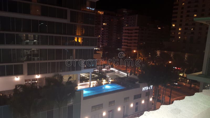 Miami editorial photography. Image of night, life, building - 110102537