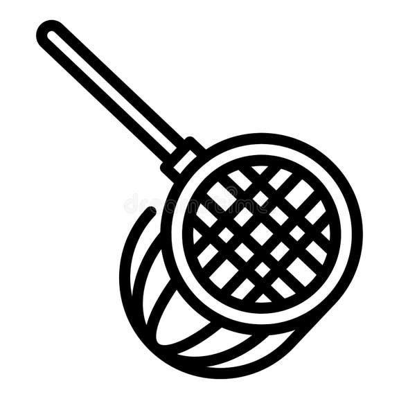 Pool Net Icon, Outline Style Stock Vector - Illustration of cleaner ...