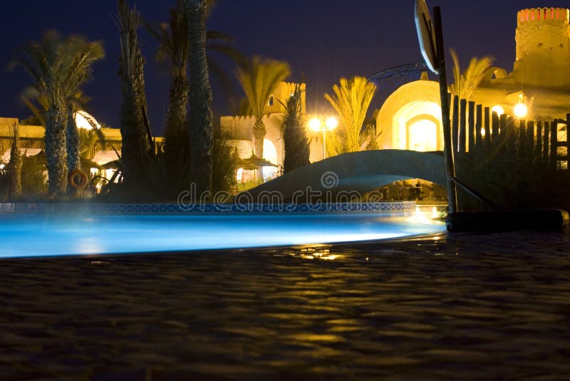 Pool by night stock image. Image of sunrise, africa, pool - 6000035