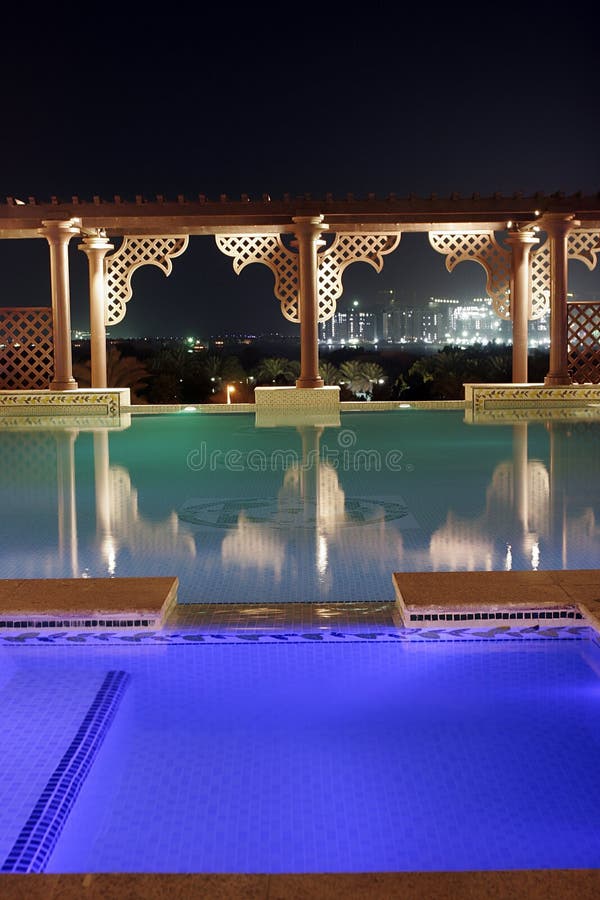 Pool By Night Picture. Image: 7941150