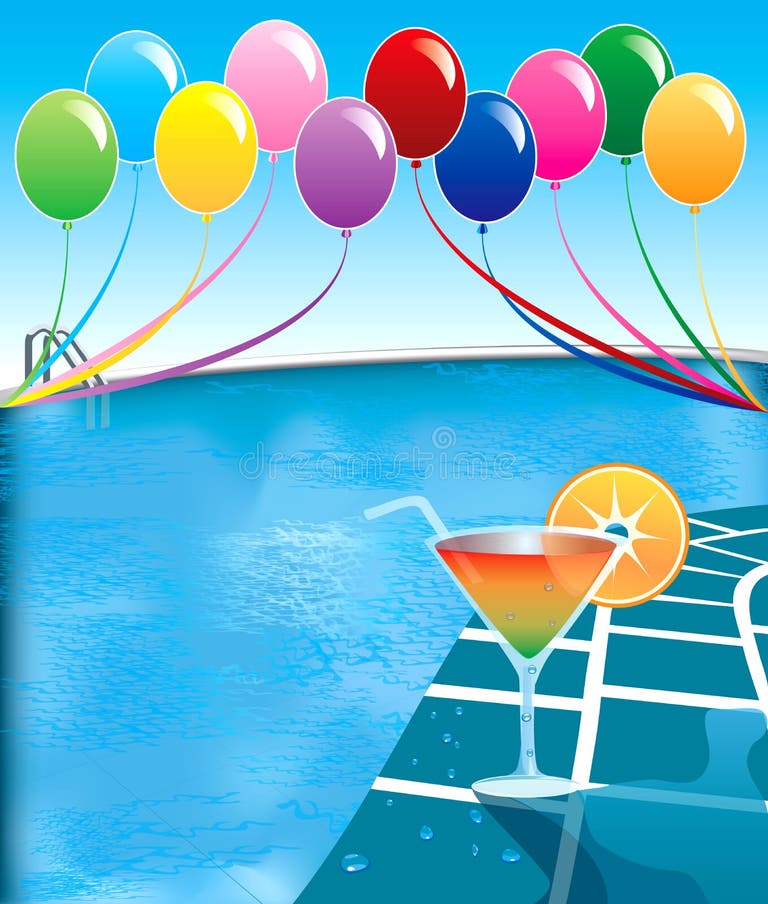 Poolside Party Stock Illustrations – 6,129 Poolside Party Stock ...