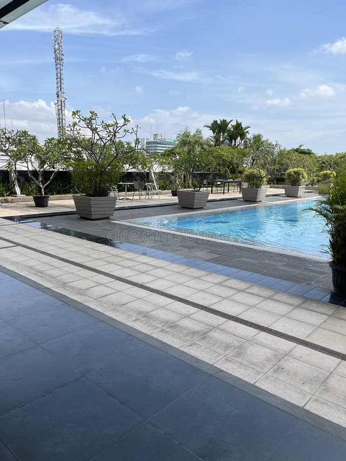 Pool stock image. Image of water, skyview, sauna, pool - 323072657