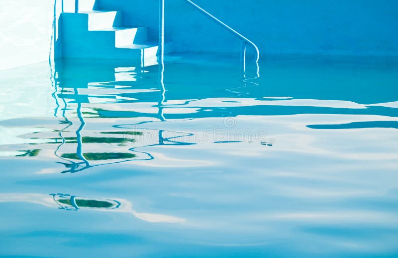 Pool reflection stock photo. Image of bright, blue, summer - 10629154