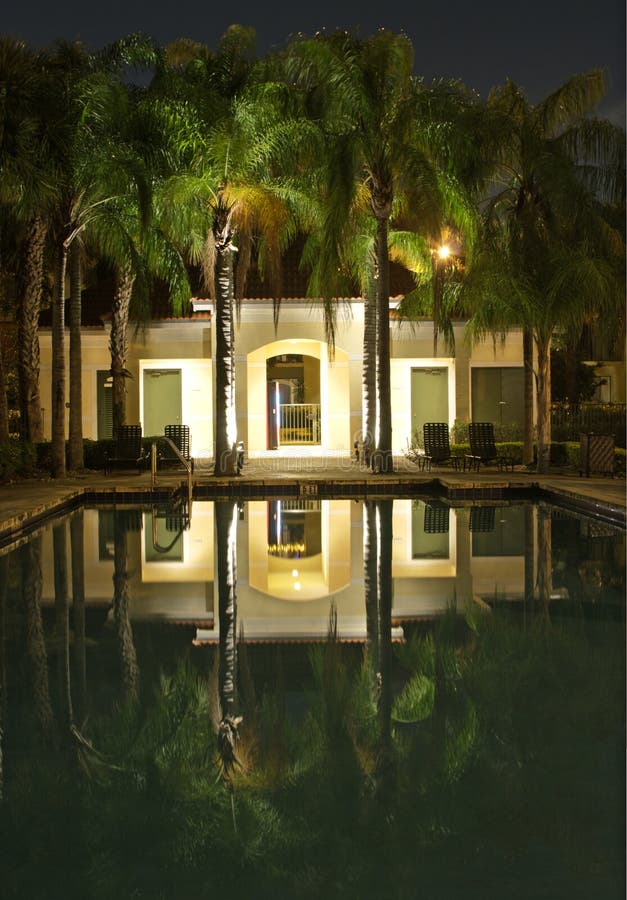 Pool Reflection stock photo. Image of house, reflection - 6955174